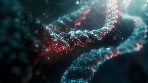 Premium Photo Digital Representation Of DNA Molecule Structure