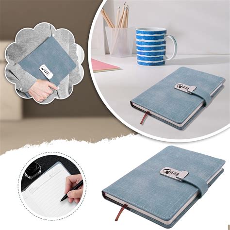 Small Notebooks For School Password Notebook Paper Lockable Portable