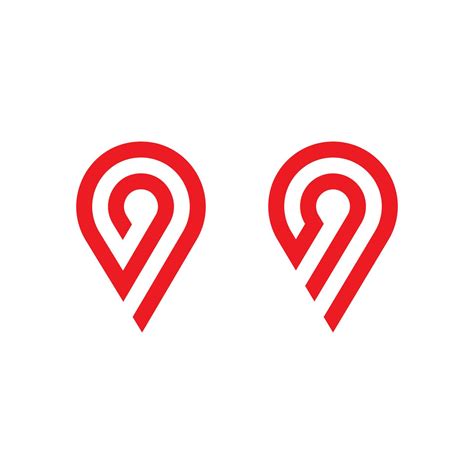 Abstract Location Pin Logo Icon Design 11172403 Vector Art At Vecteezy