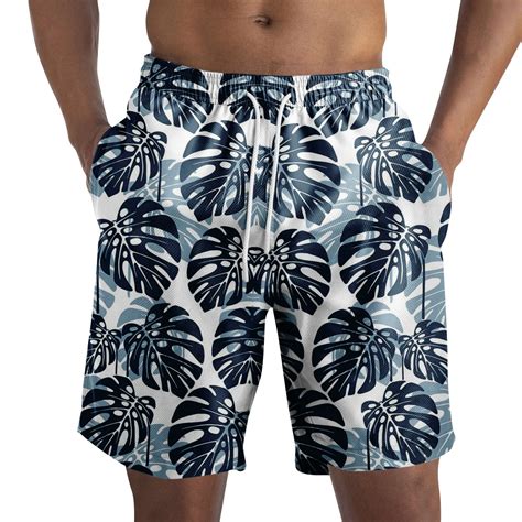 Qwertyu Mens Swim Trunks Swimsuit Mens Fashion 3d Print Swim Board