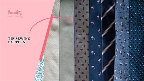 Stitch Tie Sewing Pattern With A Free Printable Tie Pattern