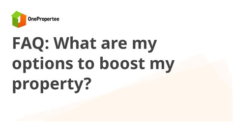 What Are My Options To Boost My Property Selling Properties On