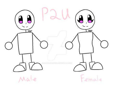 ~p2u Sticky Chibi Base~ By Ktheblobartist On Deviantart