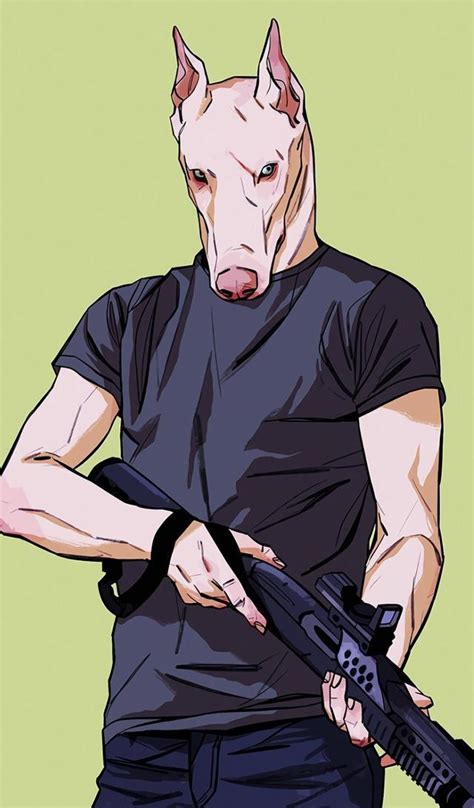 动物拟人化系列插画作品