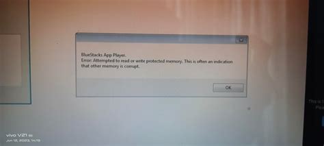 Bluestack Attempted To Read Or Write Protected Memory Rbluestacks