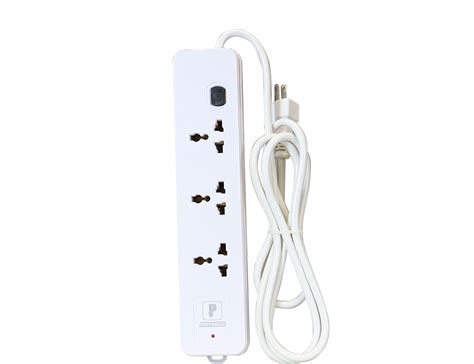 3 Gang Universal Socket Extension Cord With Single Switch And Overload Powerhouse Tools