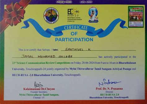 Hai All 👋 I Have Participated In The 23rd Science Communication Review