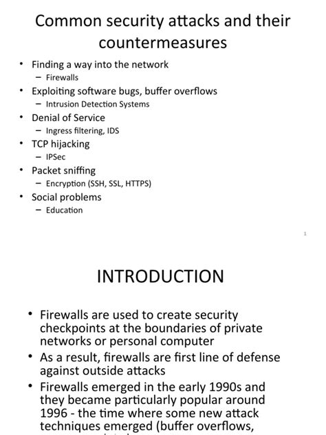 Pdf Common Security Attacks And Their Countermeasures Dokumentips