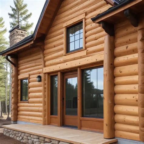 Exploring The Versatility Of Log Siding In Seamless Transitional Home
