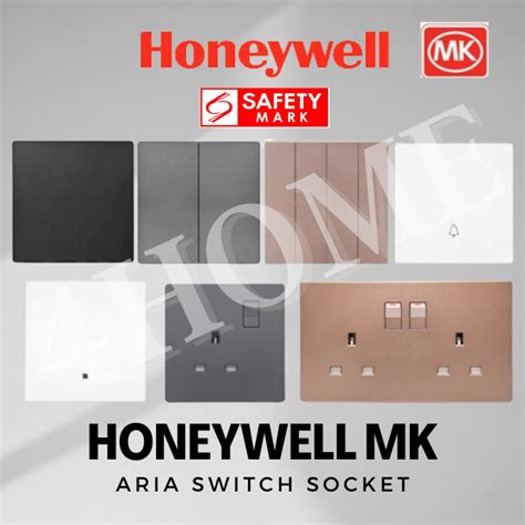 Honeywell Mk Aria Switch And Socket Black White Grey Rose Gold Gse Lazada Singapore