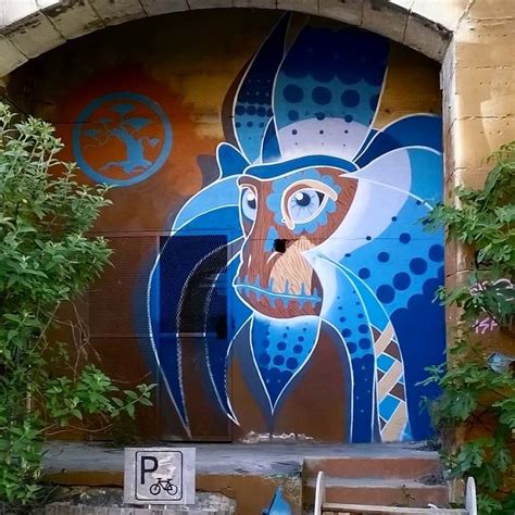 Bleu Electrique Street Art Abyme