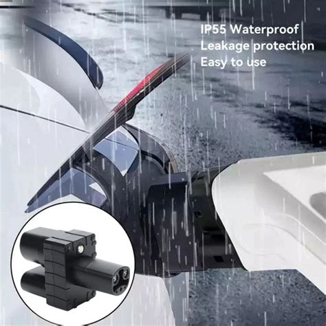 Адаптер Ccs Combo 2 To Tesla американський розєм перехідник Tesla Energy