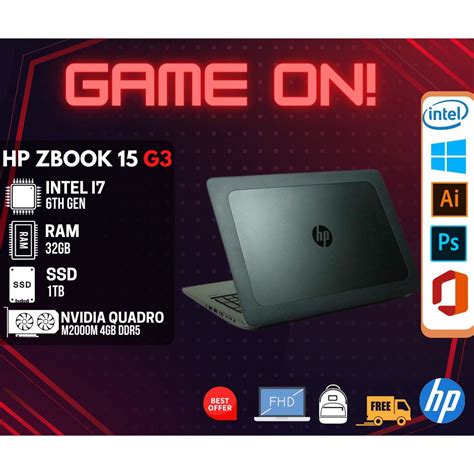 Hp Zbook G Intel Core I Hq Ghz Gb Tb Ssd Nvidia Quadro M M G Ddr