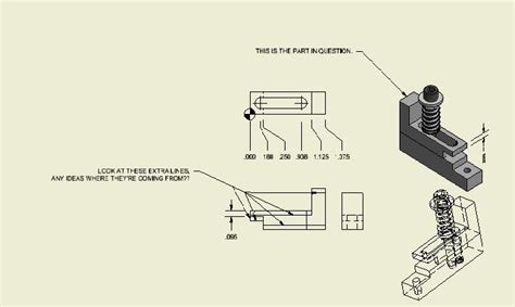 solved extra lines in idw autodesk community