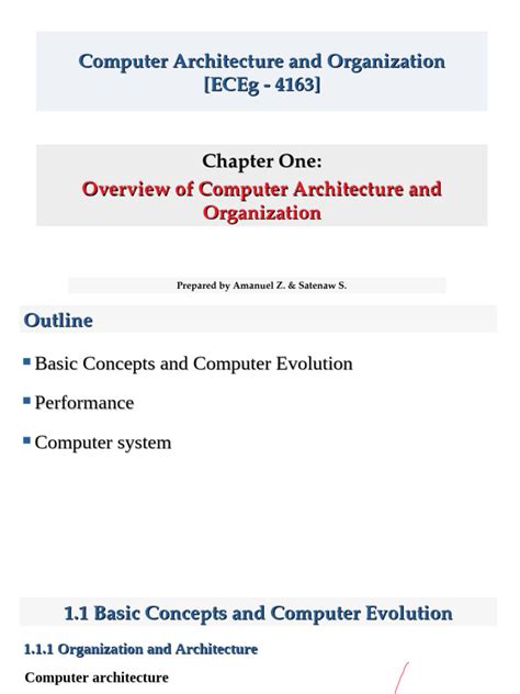 Chapter 1 Computer Architecture And Organization Pdf Central Processing Unit Multi Core