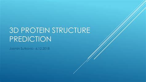 Ppt 3d Protein Structure Prediction Powerpoint Presentation Free Download Id 494602
