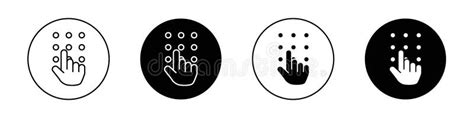Code Lock Icon Stock Vector Illustration Of Mobile 307758498