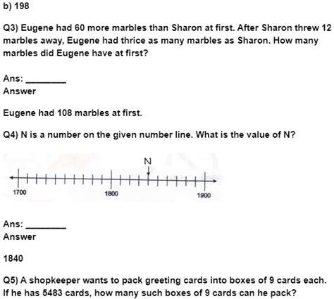Class 4 Imo Computation Operations Olympiad Tester
