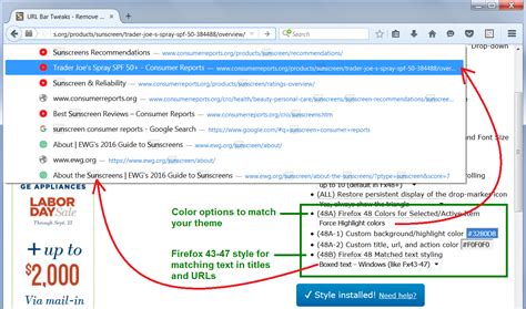 Url Bar Tweaks Remove Visitsearch And Limit Width Userchromecss