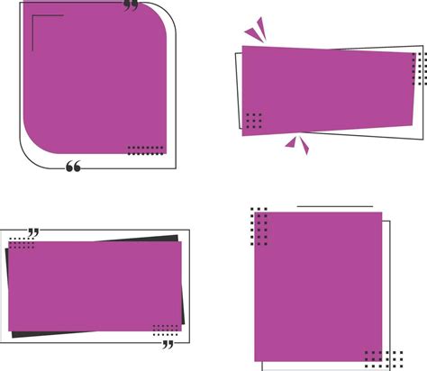 Modern Text Box With Geometric Shape Vector Icon Set 34216957 Vector Art At Vecteezy