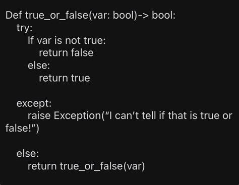 True Or False R Programmerhumor