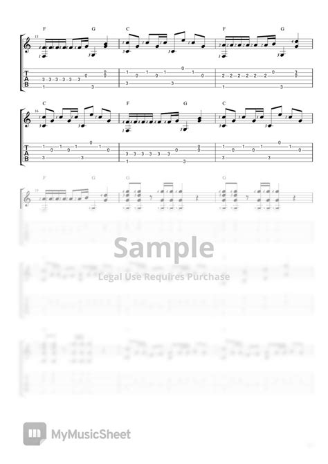 쉬운기타타브악보 던질까 말까 트니트니 율동체조 Sheets By Daniel K