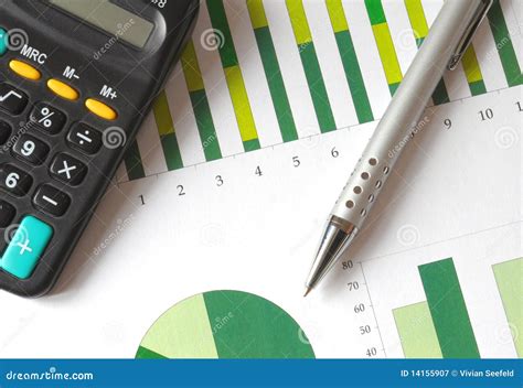 Analyzing A Chart Stock Image Image Of Calculator Calculation 14155907