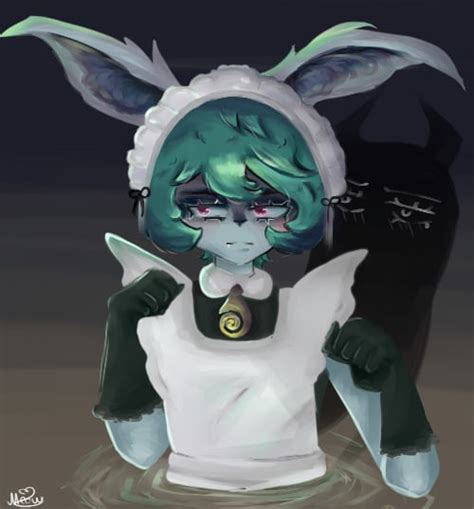 vex in a maid costume by my girlfriend r vexmains