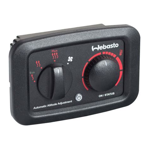 Webasto Multi Control Mc04 Operating Instructions Manual Pdf Download Manualslib