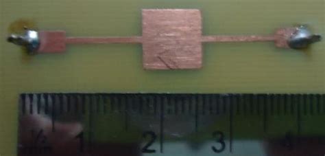 Fabricated Stepped Impedance Open Circuited Microstrip Low Pass Filter Download Scientific