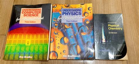 Old A Level Textbooks CompSci Physics Physical Chem Hobbies Toys