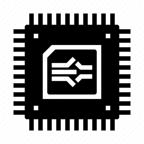 Cpu Processor Microchip Chipset Computer Hardware Icon Download On Iconfinder