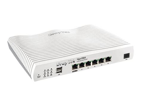Draytek Vigor 2866 Router Dsl Modem 5 Port V2866 De At Ch