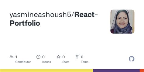 Github Yasmineashoush5react Portfolio