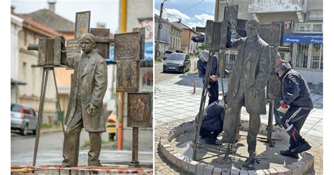 Вдигнаха паметник на фотографа на Левски