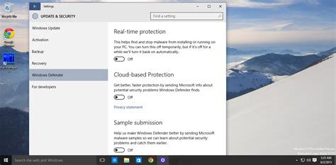 nodefender disable windows defender in windows 10 with few clicks