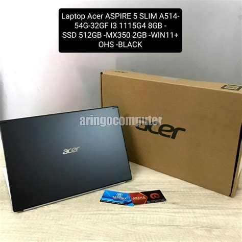Jual Laptop Acer Aspire Slim A G Gf I G Gb Ssd Gb Mx Gb Win Ohs