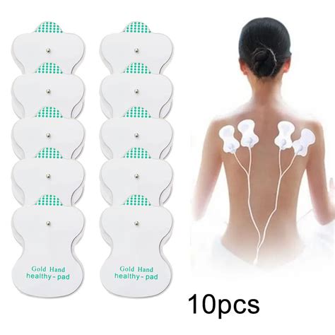 10pcs Upgrade Electrode Pads For Tens Acupuncture Gel For For Digital