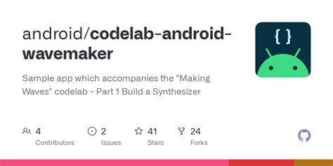 Codelab Android Wavemakerappsrcmainreslayoutactivitymainxml At Master · Androidcodelab