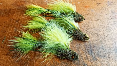 Articulated Olive Sex Dugion Bass For Pieces Essential Troutflies