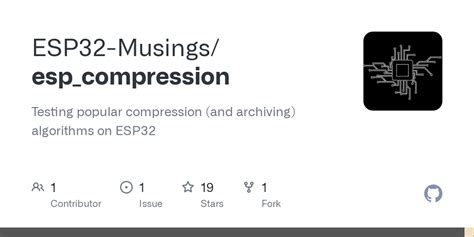 github esp32 musings esp compression testing popular compression and archiving algorithms