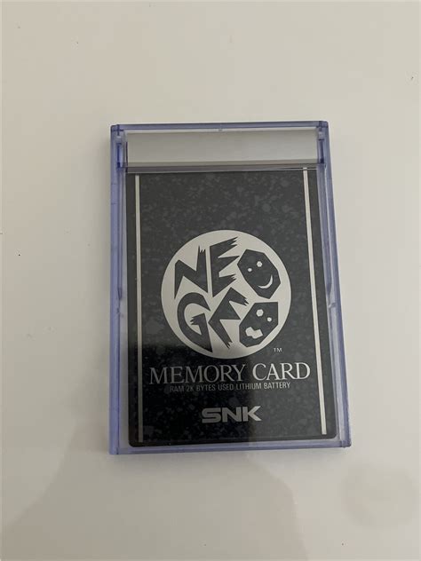 Genuine Official Snk Neo Geo Memory Card Retro Unit