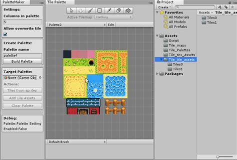 how to access tile palette from code unity engine unity discussions