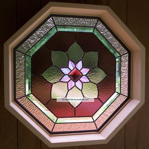 Octagon Stained Glass Window Panel At Barry Atchison Blog