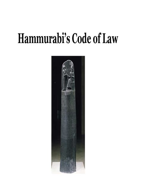 Hammurabis Code Activity Pdf