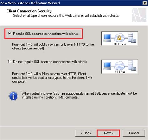 Forefront TMG Server Installing SSL Certificate