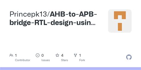 Github Princepk13ahb To Apb Bridge Rtl Design Using Verilog Hdl