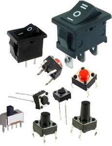 UraXx Unique Combo Of Pieces Slide Rocker Switch And Push Buttons For Arduino Electronic