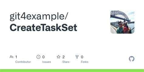 Github Git Example Createtaskset