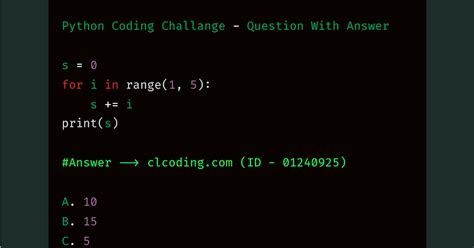 Python Coding Challange Question With Answer 01240925 ~ Computer Languages Clcoding